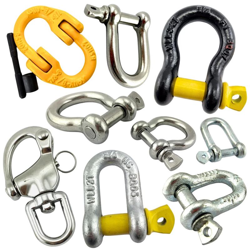 How to Select the Right Shackle – Types, Sizes, Materials | Aqua Rigging