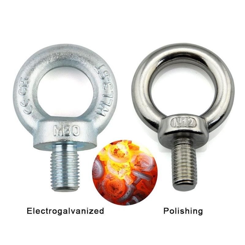 Carbon Steel Galvanized Lifting Eye Bolt | DIN580 Rigging Hardware
