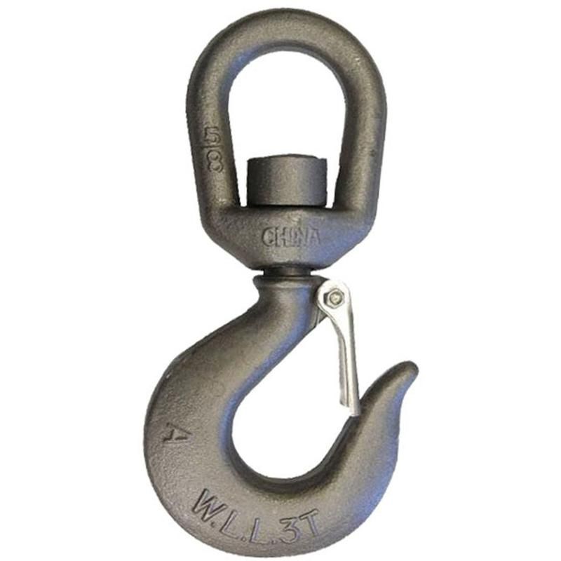 1 Ton Alloy Swivel Hoist Hook - Heavy-Duty Lifting Hook