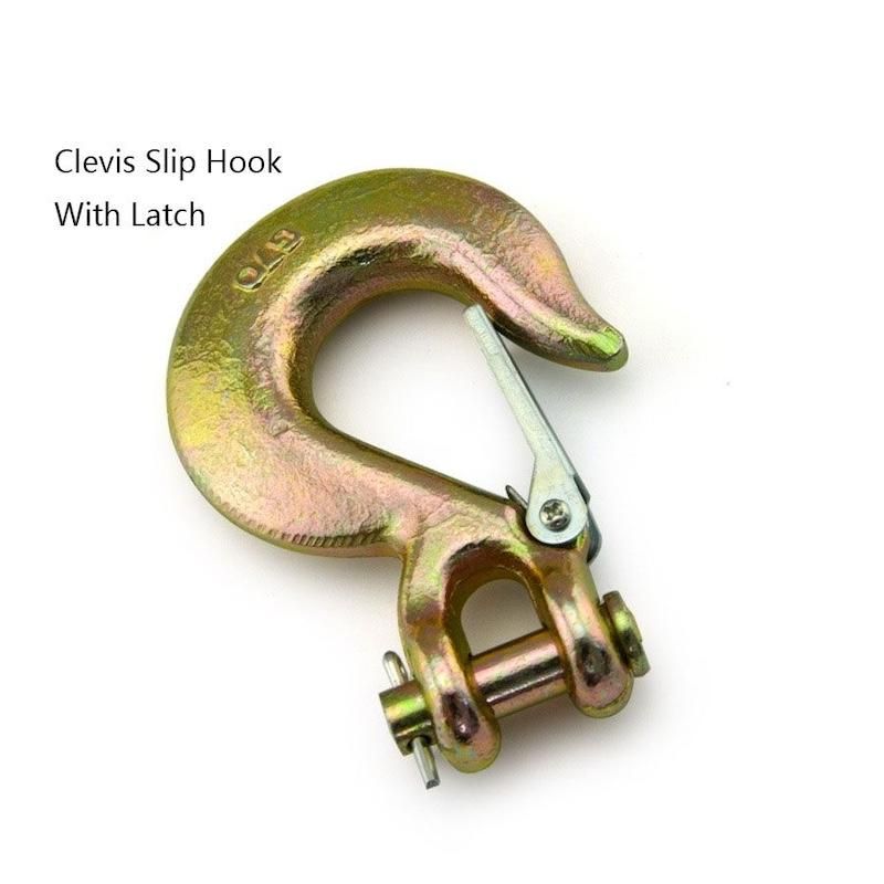 G43 Galvanized Chain Clevis Slip Hook - Carbon Steel - Aqua Rigging