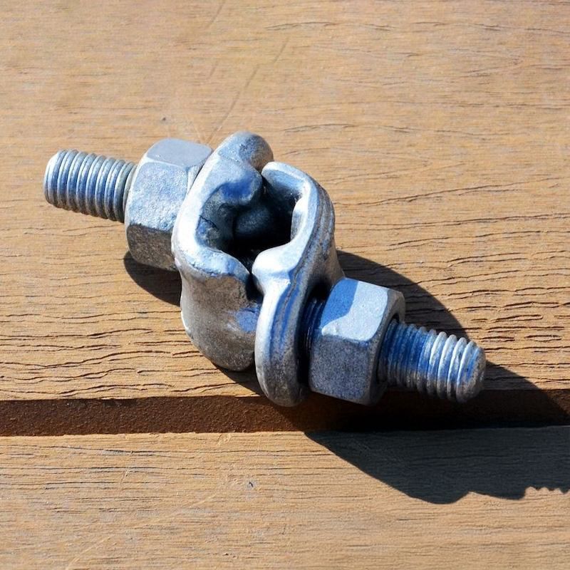 Galvanized Fist Grip Clamp | Aqua Rigging