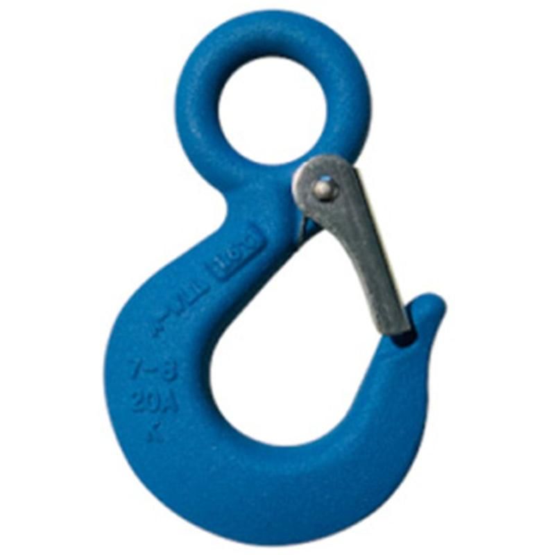 Grade 100 Alloy Eye Hook 3.2T with Latch - Aqua Rigging