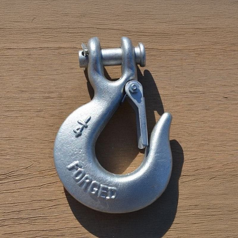 Durable H331 Steel Slip Hook with Latch - Aqua Rigging