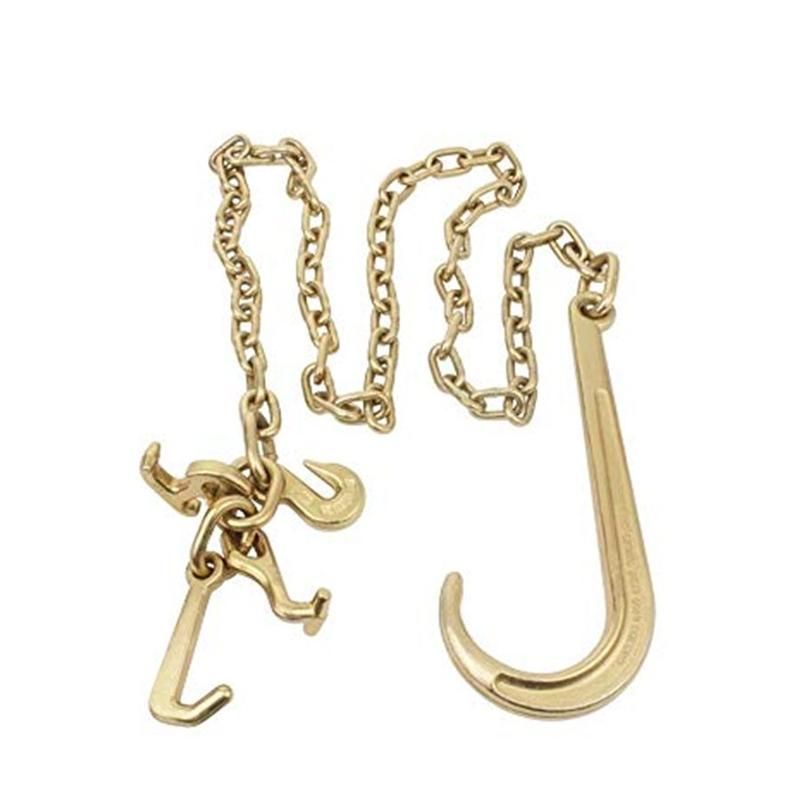 Heavy Duty J Hooks Towing Truck Galvanized Link Chain