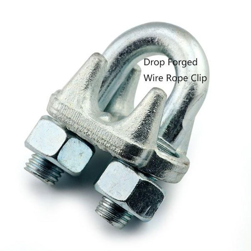 High Tensile Steel Wire Rope Clip - Galvanized Forged Clip