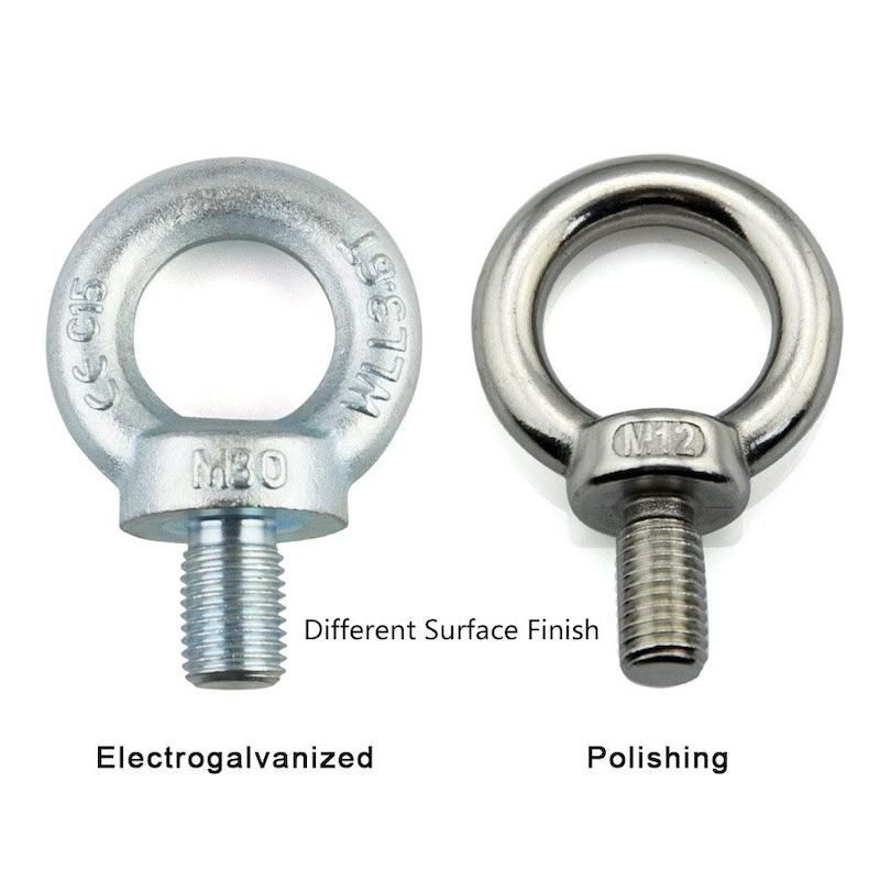Carbon Steel Lifting Eye Bolt DIN580 Galvanized Ring Eyebolt