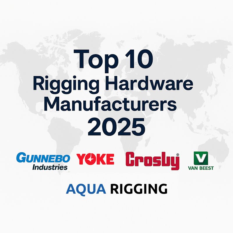 Top 10 Rigging Hardware Manufacturers & Suppliers in 2025 | Aqua Rigging