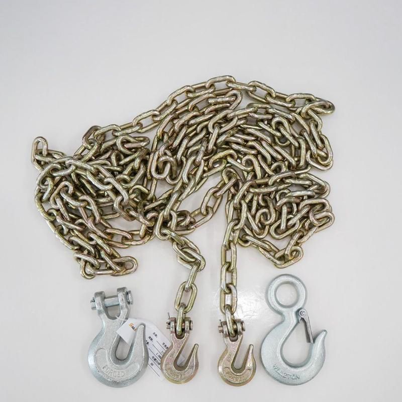 G43 Yellow Galvanized Safety Chain Hooks - Aqua Rigging